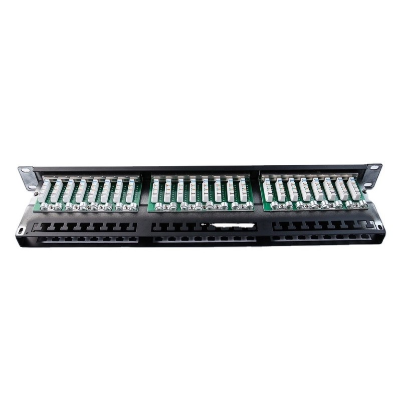 48 Port Networking Patch Panel for Cat5e/Cat6/Cat6a/Cat7 Modular and ...