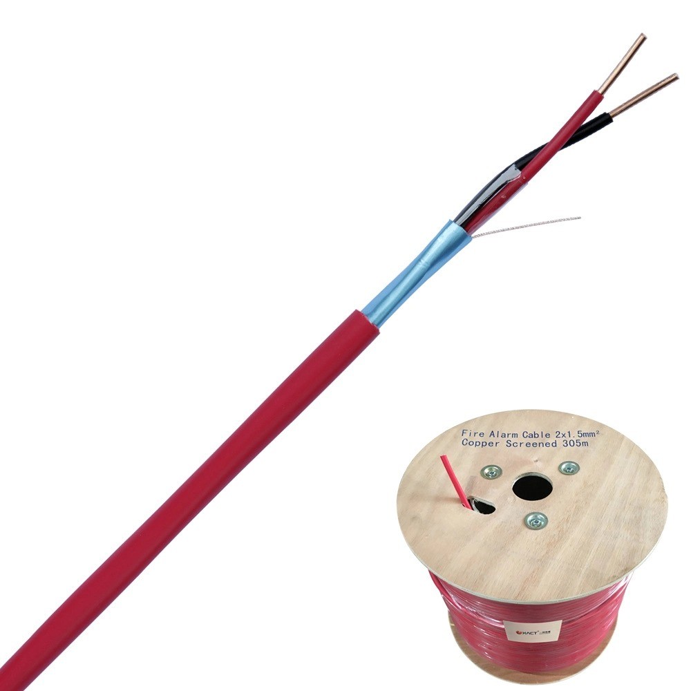 LSZH PH30/90/120 Shielded 2 Core 1.5mm2 Fire Alarm/Resistant Cable for ...